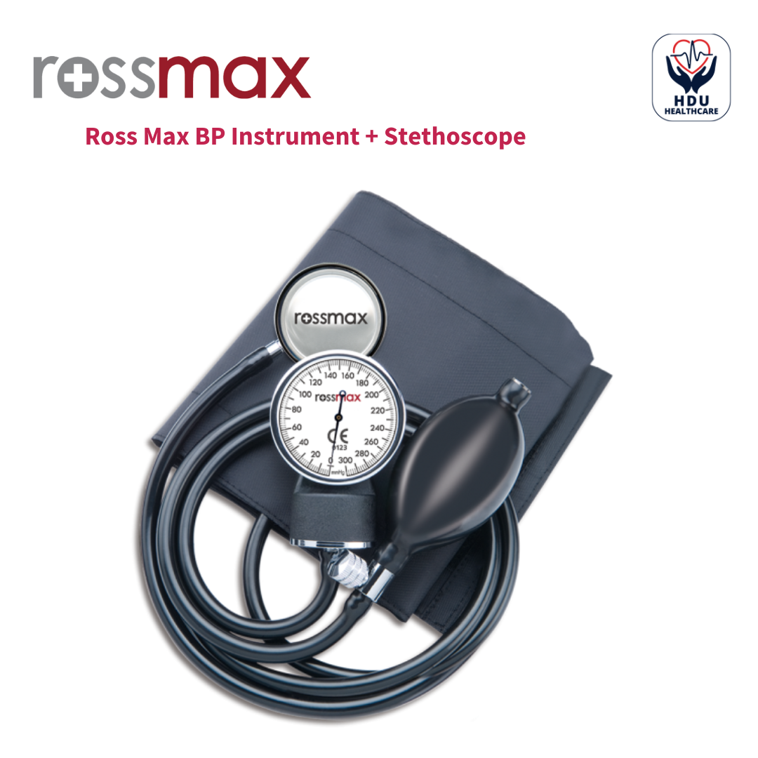 Ross Max BP Instrument + Stethoscope - HDU Medical Equipments Store