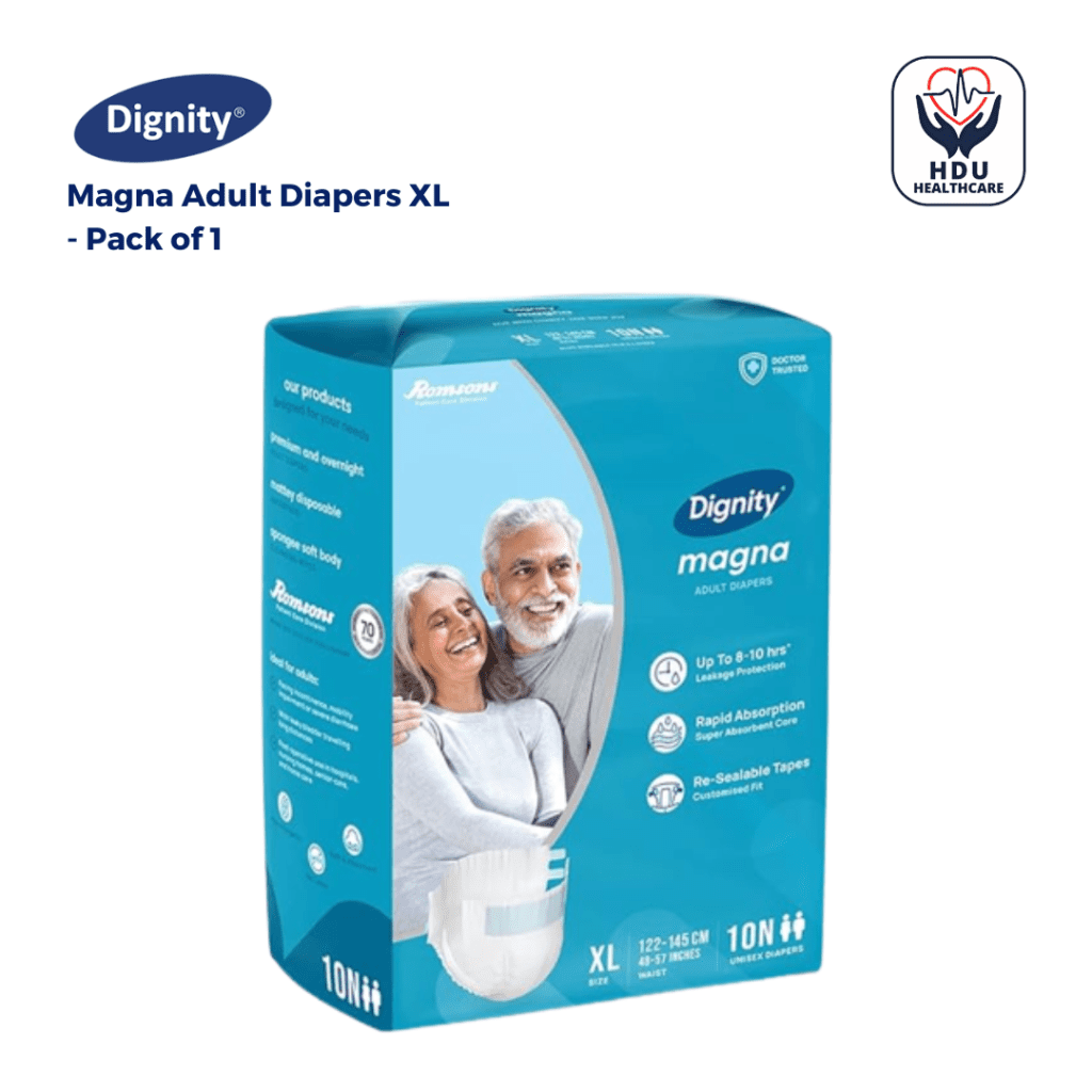Dignity Magna Adult Diapers - 10 Pieces/Pack - HDU Medical Equipments Store