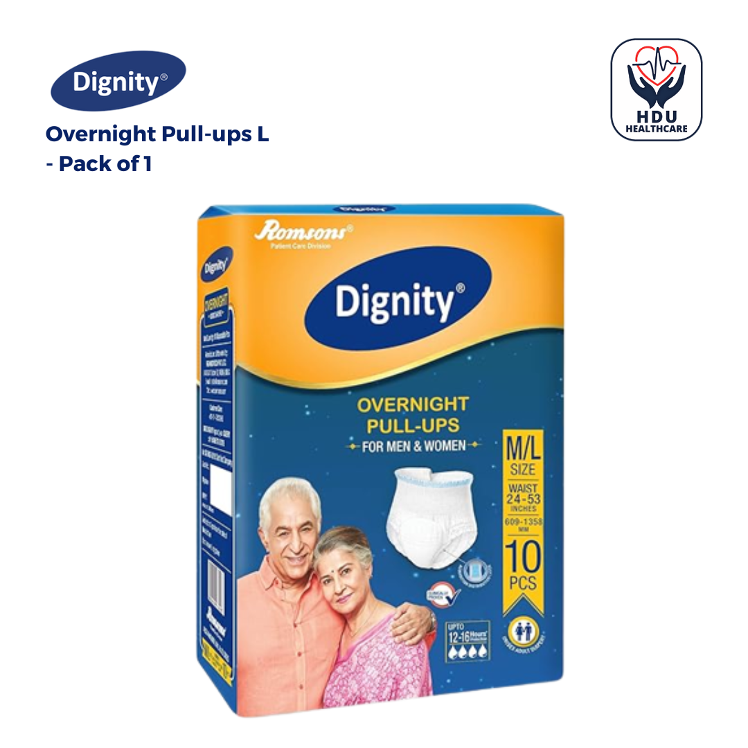Dignity Overnight Pullups Adult Diapers - 10 Pieces/Pack - HDU Medical ...