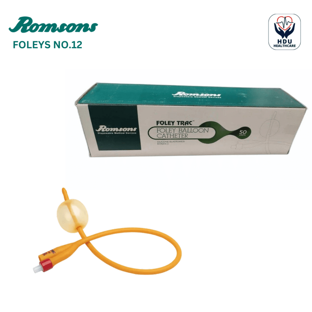 Foley Trac 2-Way Balloon Catheter | Soft & Efficient Romsons Catheter ...