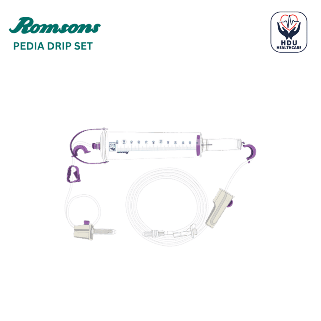 Romsons Pedia Drip Plus Infusion Set | Pedia Drip Set | SS-3057 - HDU ...