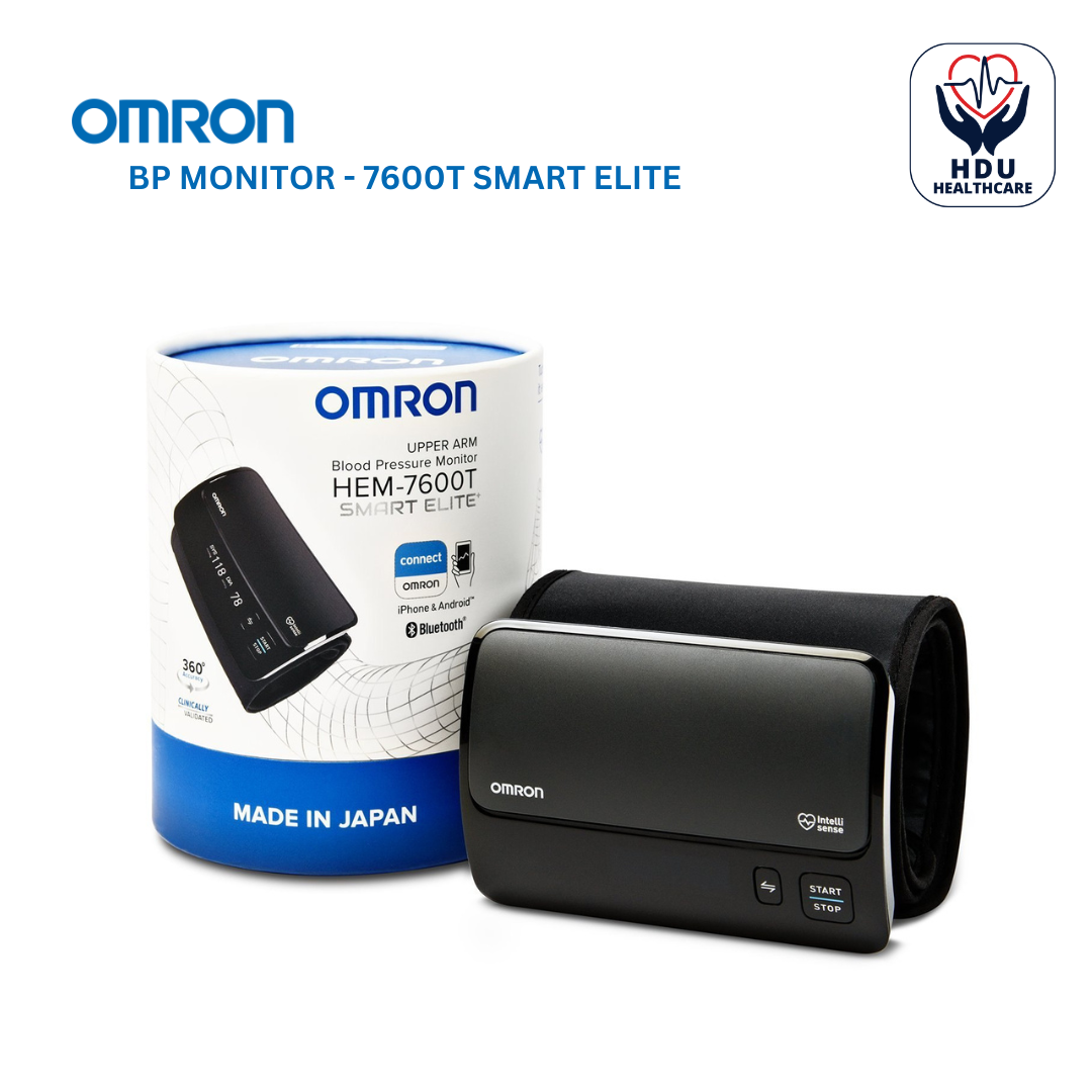 Omron Smart Elite+ HEM 7600T Tubeless 360° Accurate Digital Blood ...