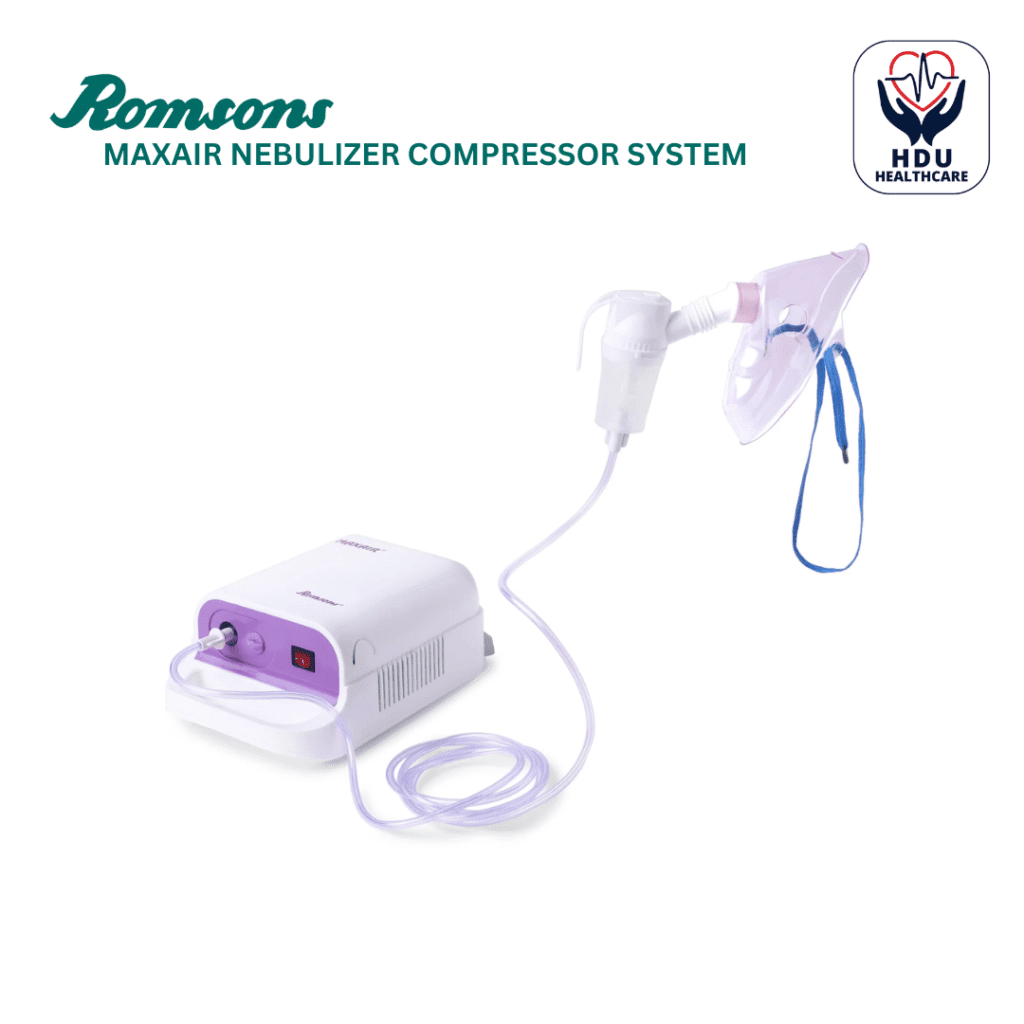 Romsons Max Air Nebulizer Compressor System - HDU Medical Equipments Store