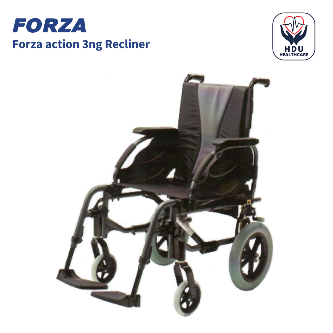 Forza Action 3NG Recliner Wheelchair - HDU Medical Equipments Store